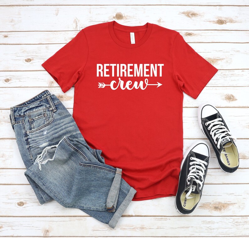 Retirement Crew Shirt Retirement Party Shirt Retirement - Etsy