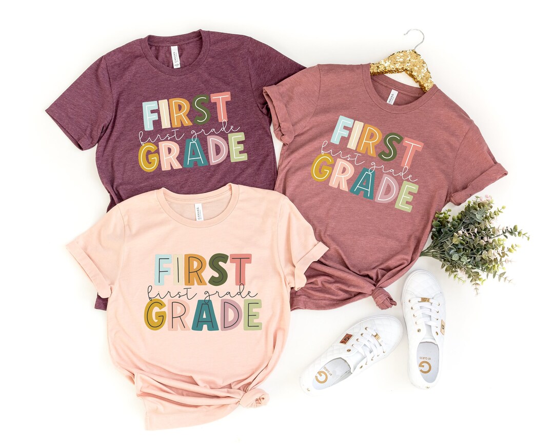 Hello First Grade Shirt, Back to School Shirt, Hello First Grade ...