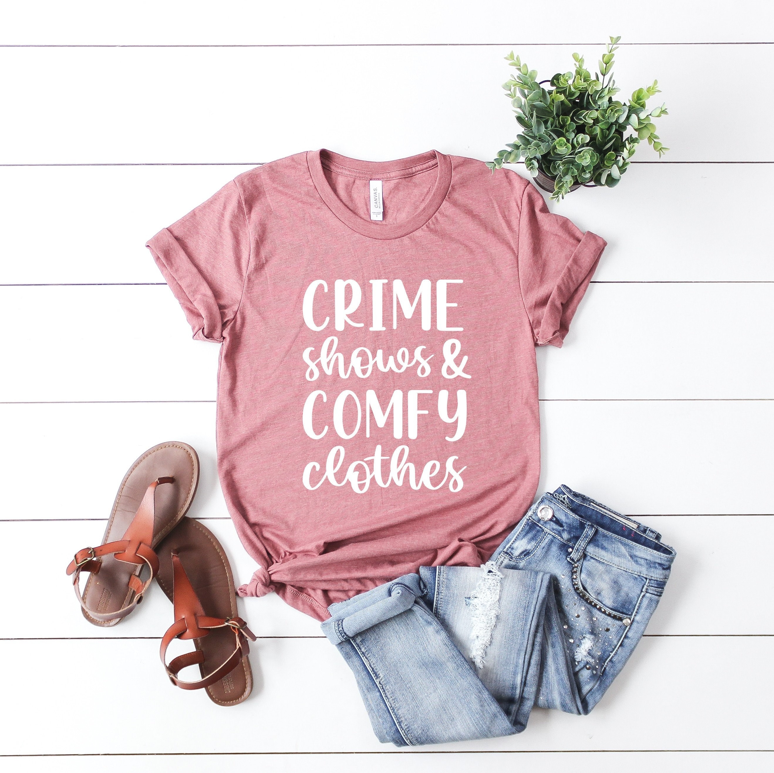 Crime Shows & Comfy Clothes Shirt - True Crime Fan Tee - Etsy