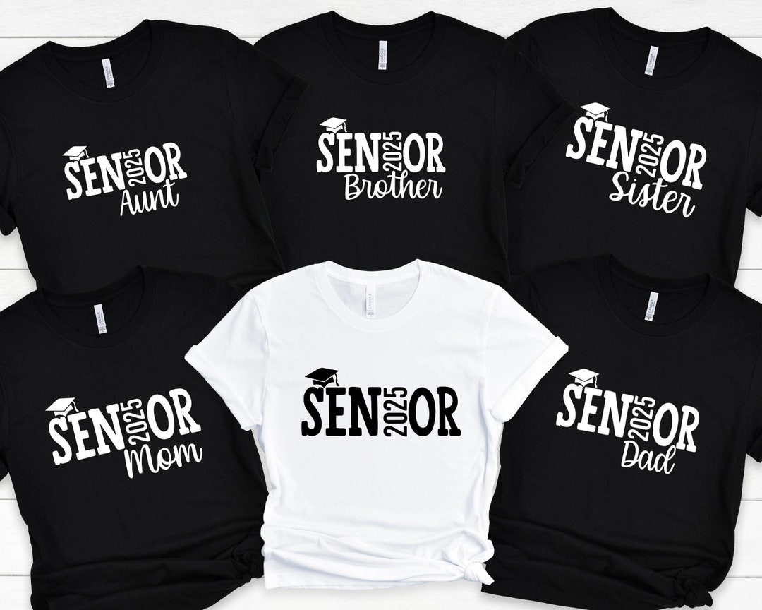 Custom Graduation Family T-shirt: Proud 2025 Graduate Matching Shirts ...