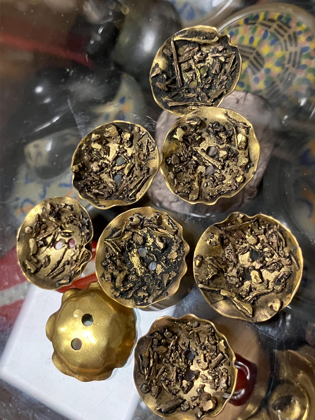 Vintage Art Buttons: 8 Studio Buttons (22 Mm) - Etsy UK