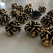 12 Vintage Glass Buttons - Gold Luster Buttons - 22 Mm - Etsy