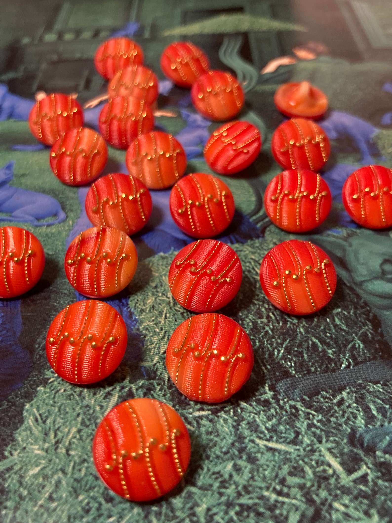 20 Vintage Glass Buttons Wonderful Old Glass Buttons - Etsy