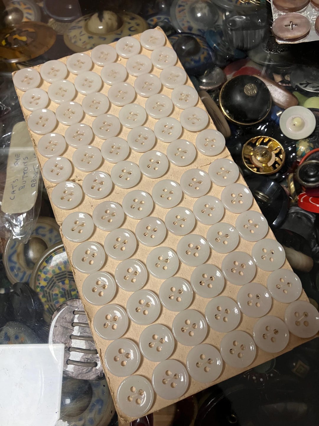 72 Old Ceramic Buttons - Collector Buttons - 15 Mm - Etsy