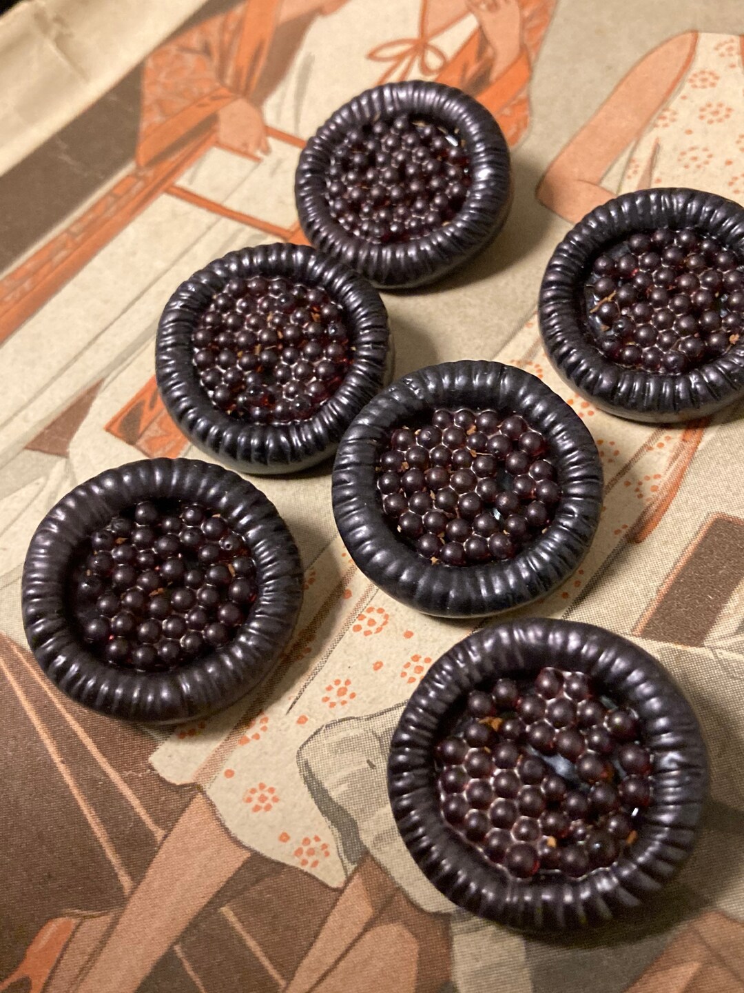 6 Studio Buttons - French Produktion - 27 Mm - Etsy