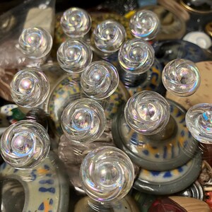 12 Aurora Borealis Glass Buttons - 18 Mm - Etsy