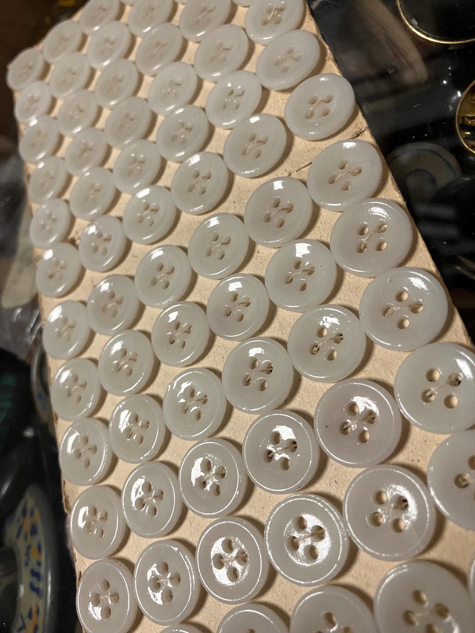 72 Old Ceramic Buttons - Collector Buttons - 15 Mm - Etsy