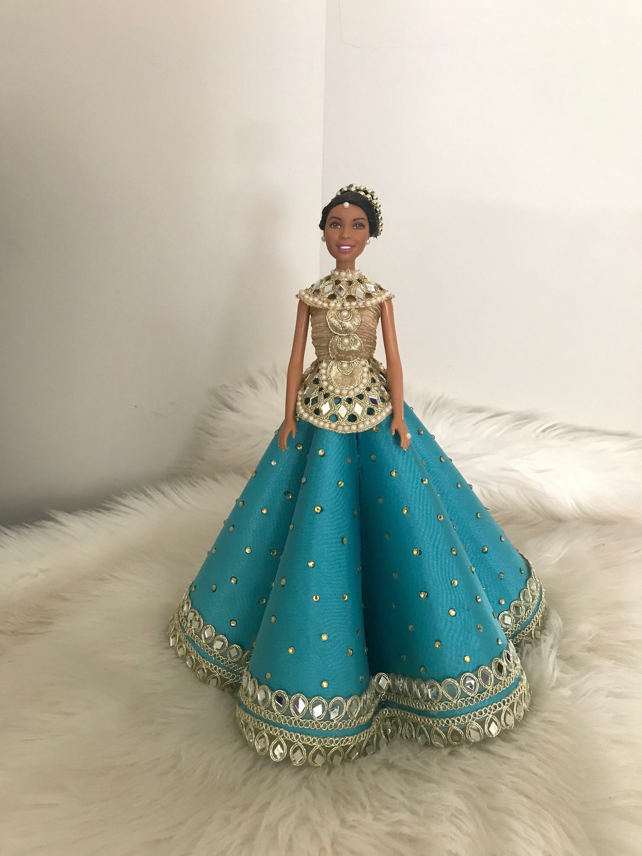 Beautiful Barbie in Gown - Etsy