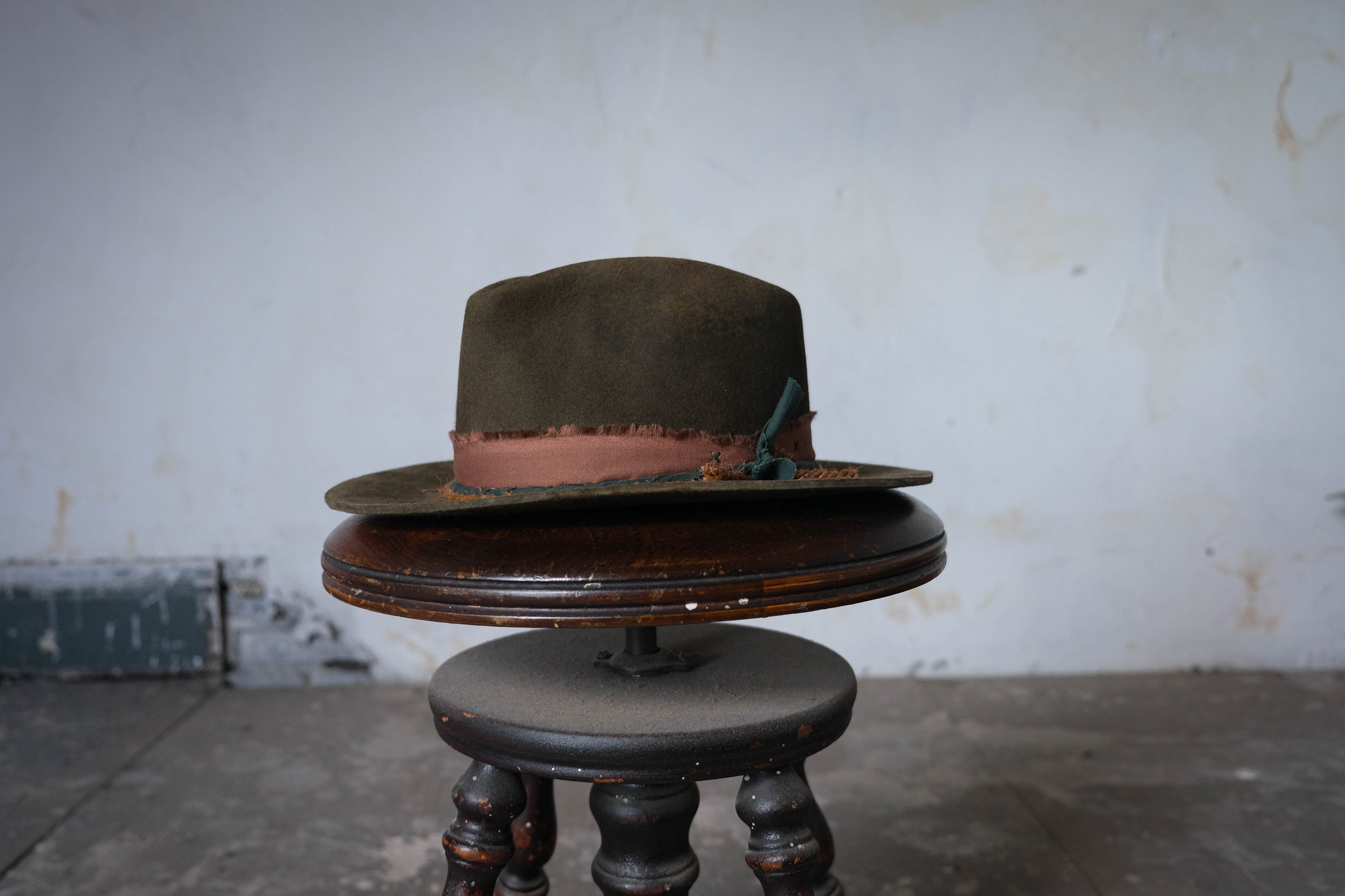 Custom One of Kind Handmade Beaver Felt Hat : earth-tone Everything ...