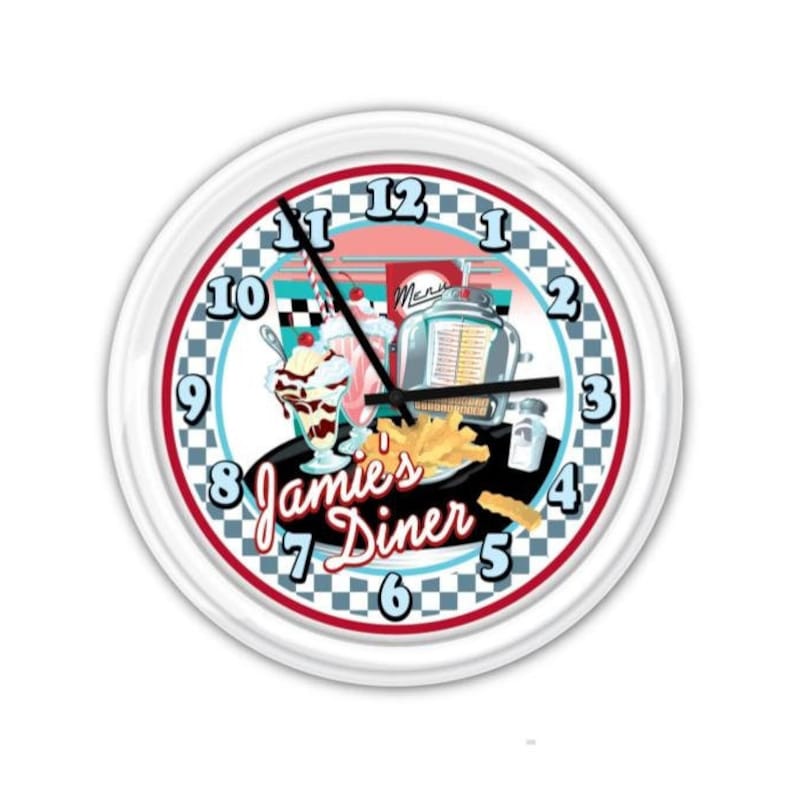 Vintage Diner Wall Clocks - Etsy