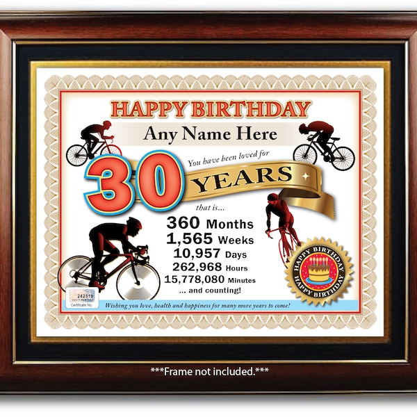 Bike Gift Certificate - Etsy