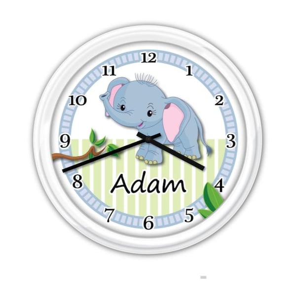 Elephant Clock - Etsy