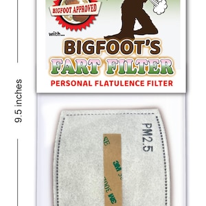 Happy VALENTINE'S Day BIGFOOT Fart Air Filter - Sasquatch Hunter ...