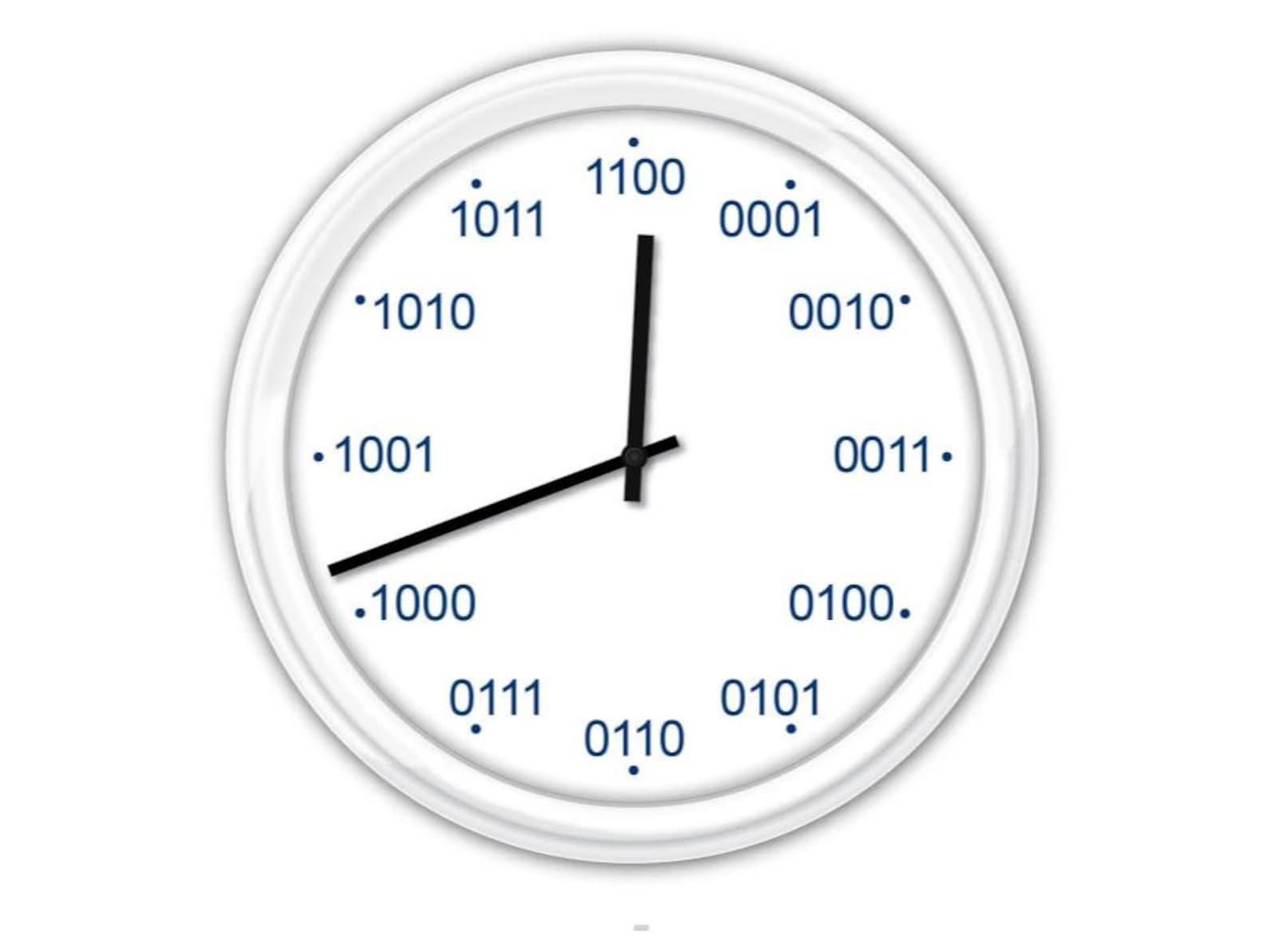 Binary Wall Clock Home Office Classroom Decor GREAT - Etsy