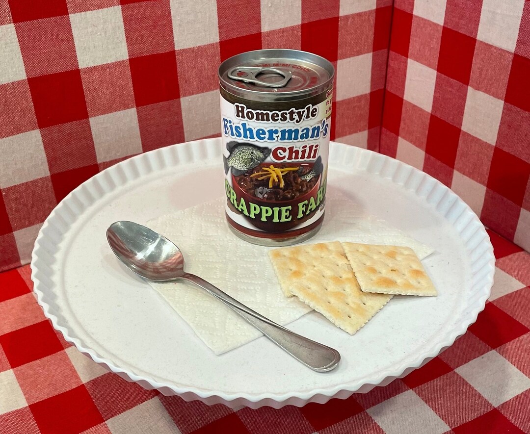 2 Funny Crappie Fart Soup Can Labels - Gag Gift GREAT Birthday Present ...