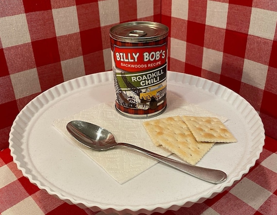 2 Funny Roadkill Chili Soup Can Labels GREAT Gag Gift | Etsy