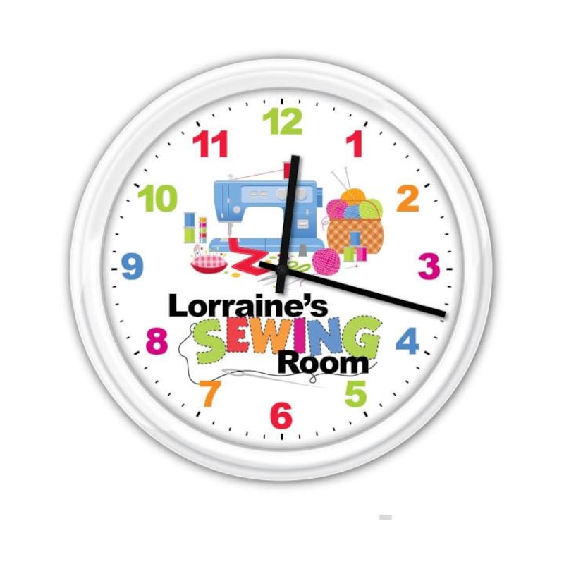 Sewing Room Clock - Etsy