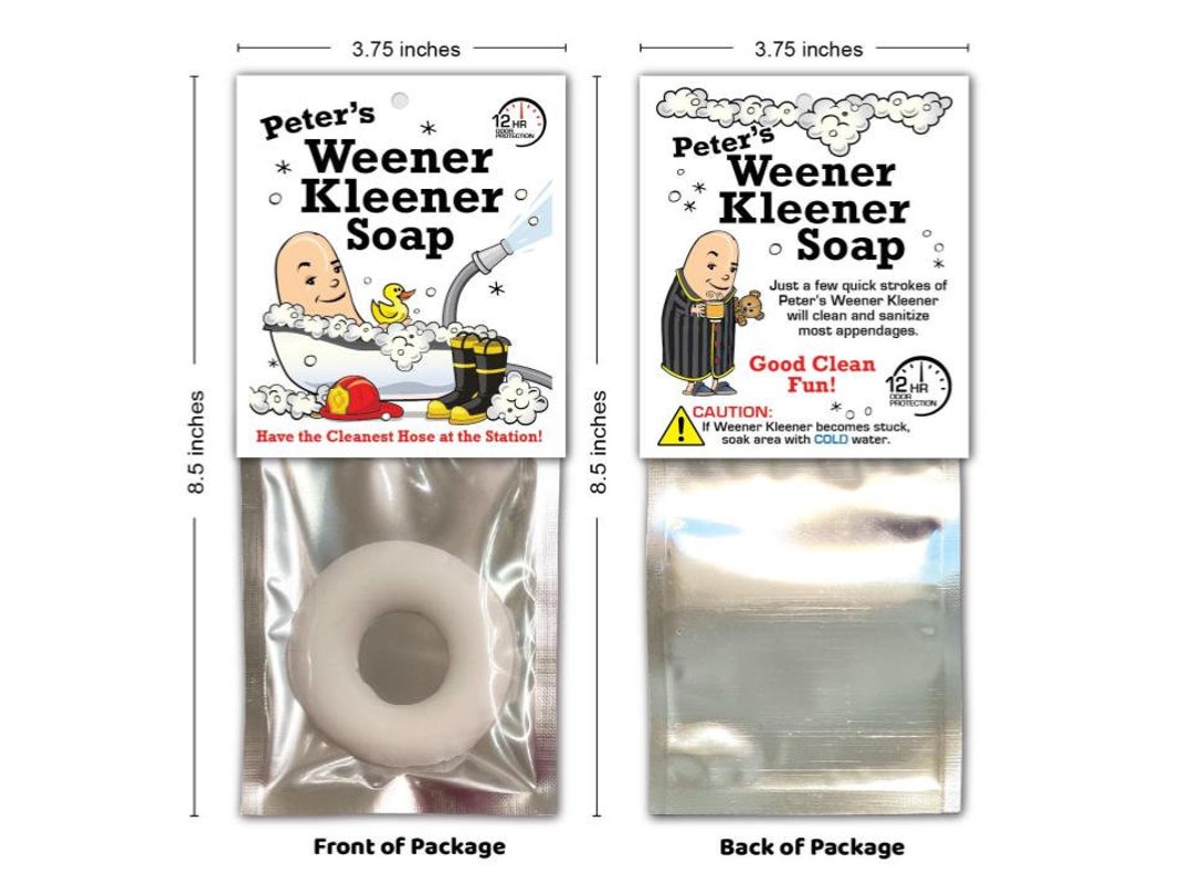Fireman WEENER Kleener Soap Willy Weiner - Firefighter Hose GAG Gift ...