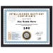 Personalized IQ Test Score Certificate: Digital Download - Intelligence ...