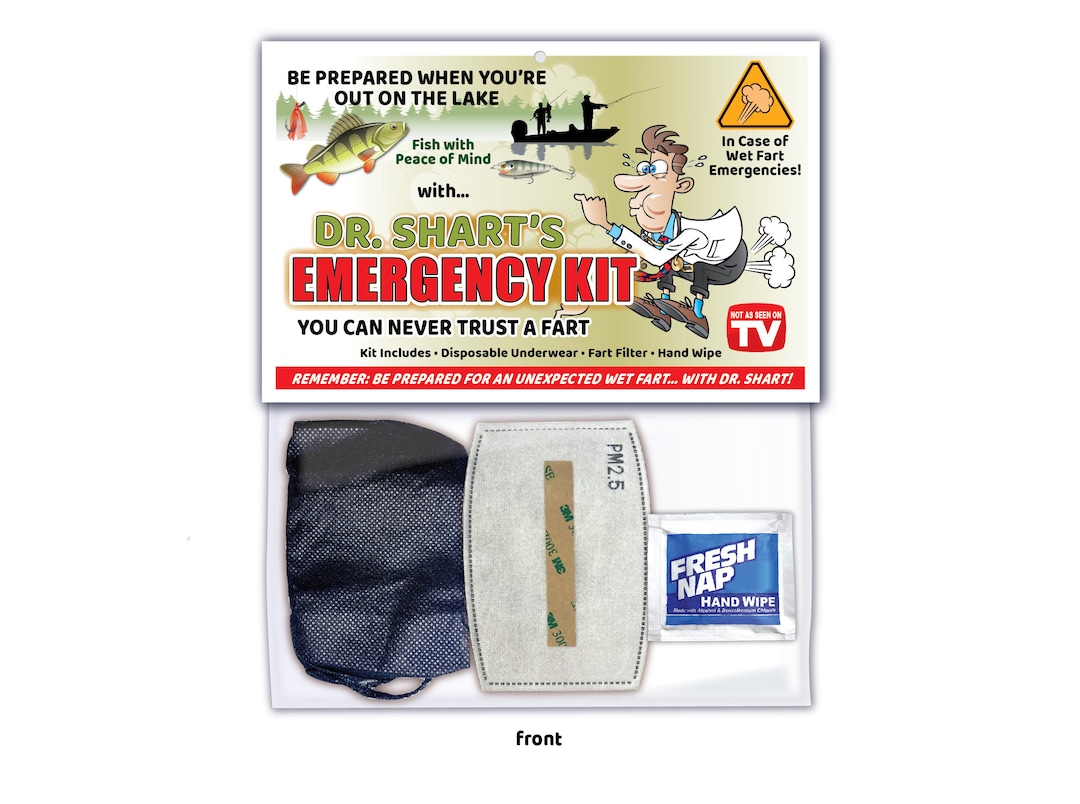 FISHING Wet FART Shart Emergency Kit - GREAT Gift - Fisher Outdoors ...