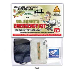 FISHING Wet FART Shart Emergency Kit - GREAT Gift - Fisher Outdoors ...