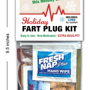 2 Pack CHRISTMAS FART Plug Kit - Holiday Cork Stopper Toot - GAG Gift ...