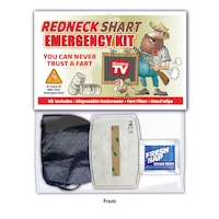 Shart Survival Kit Hilarious Gag Gift, Novelty Prank, White Elephant ...