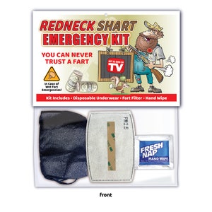 REDNECK FART Shart Emergency Kit - GREAT Gift - South Southern Husband ...