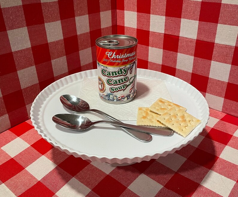 2 Funny Candy Cane Soup Can Labels Gag Gift GREAT Stocking - Etsy
