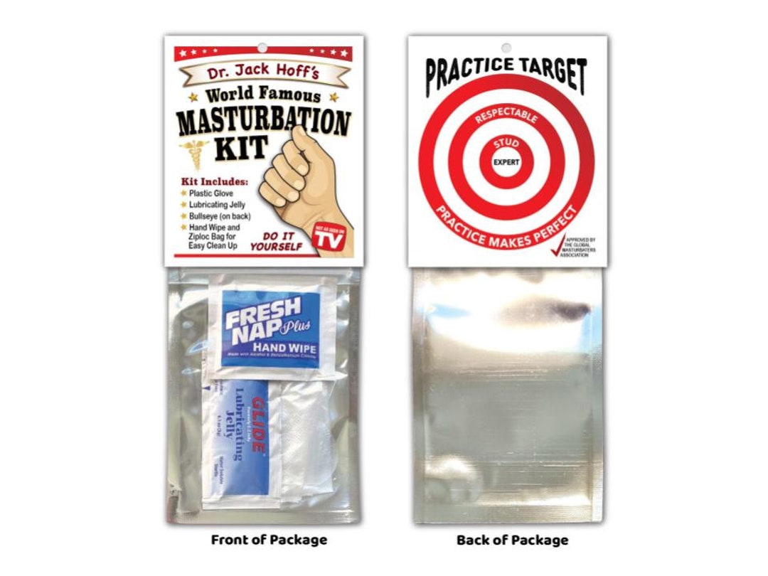 Adult Gag MASTURBATION Kit - Funny Joke Prank Party Favor GIFT ...