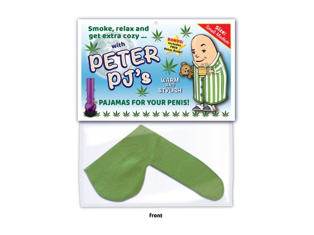 Weed Peter PJ es Willy Warmer Penis Weiner Pyjama Gag Geschenk Lustiger ...