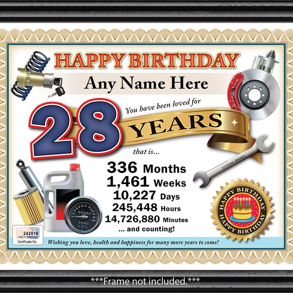Auto Birthday Card - Etsy
