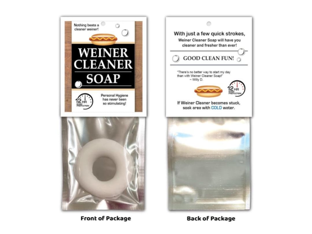 Hot Dog WEENER Kleener SOAP - GAG Gift - Weiner Cleaner Adult Prank ...