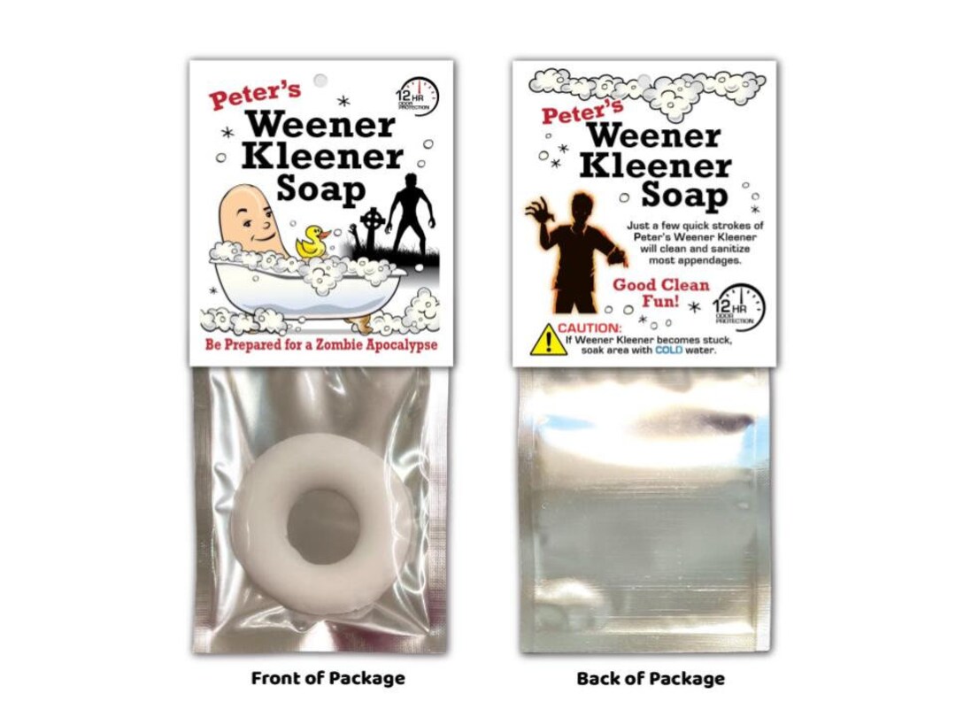 ZOMBIE Weener Kleener Soap Willy Weiner Silly GAG Gift Cleaner Adult ...