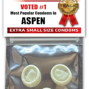 ASPEN Micro Mini CONDOMS City Tiny Pecker Extra Small Willy Funny ...