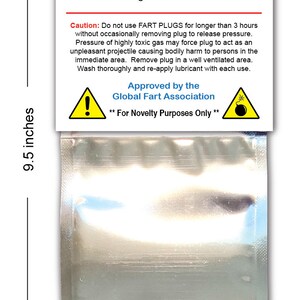 3 Pack FART Plug Kit - Funny GAG Gift Party Favor Prank - Cork Stopper ...