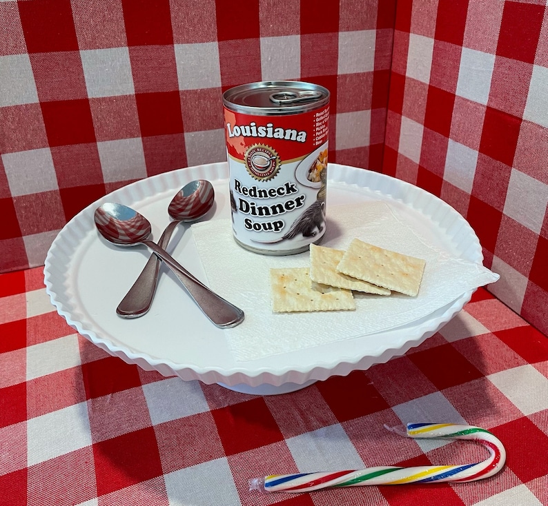 2 Funny Louisiana Redneck Dinner Soup Can Labels - GREAT Gag Gift ...