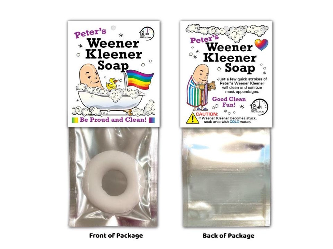 PRIDE Weener Kleener Soap Willy Weiner - GAG Gift - Present Joke ...