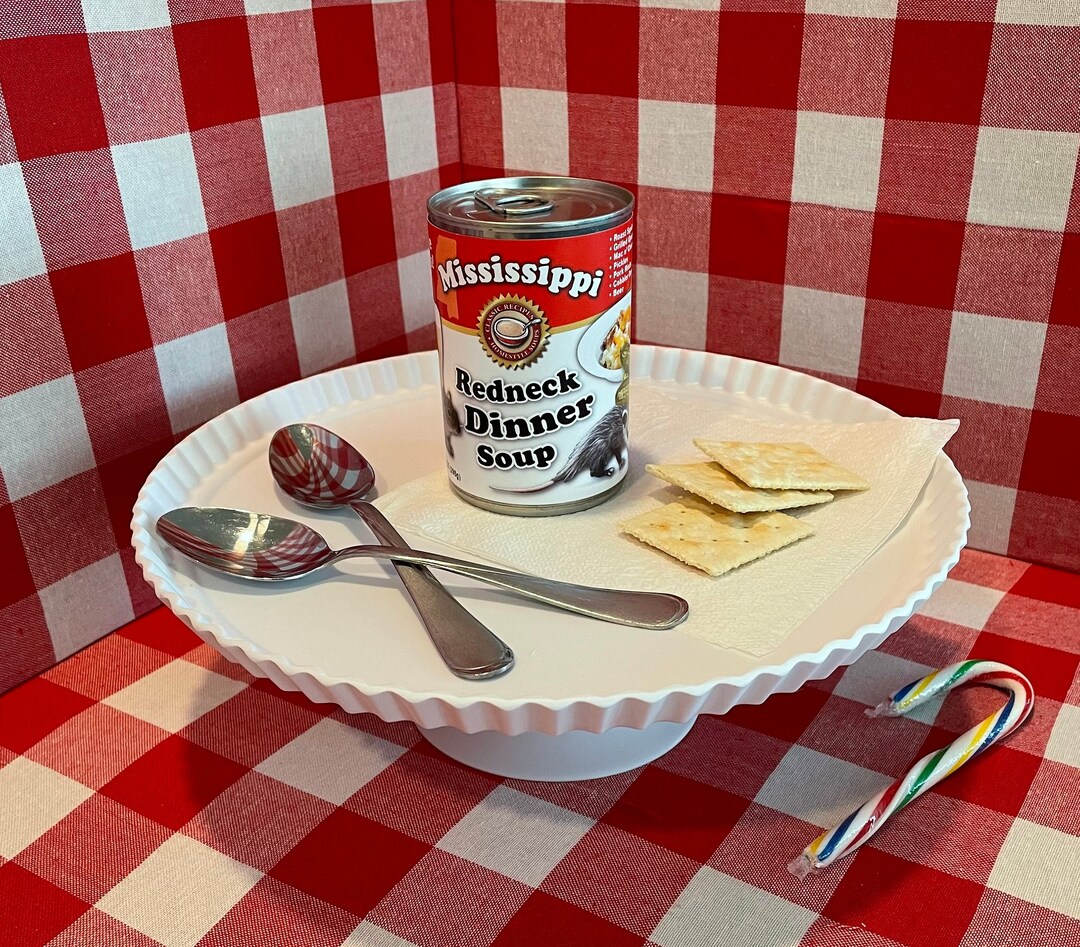 2 Funny Mississippi Redneck Dinner Soup Can Labels - GREAT Gag ...