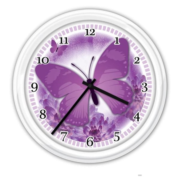 Butterfly Clock - Etsy