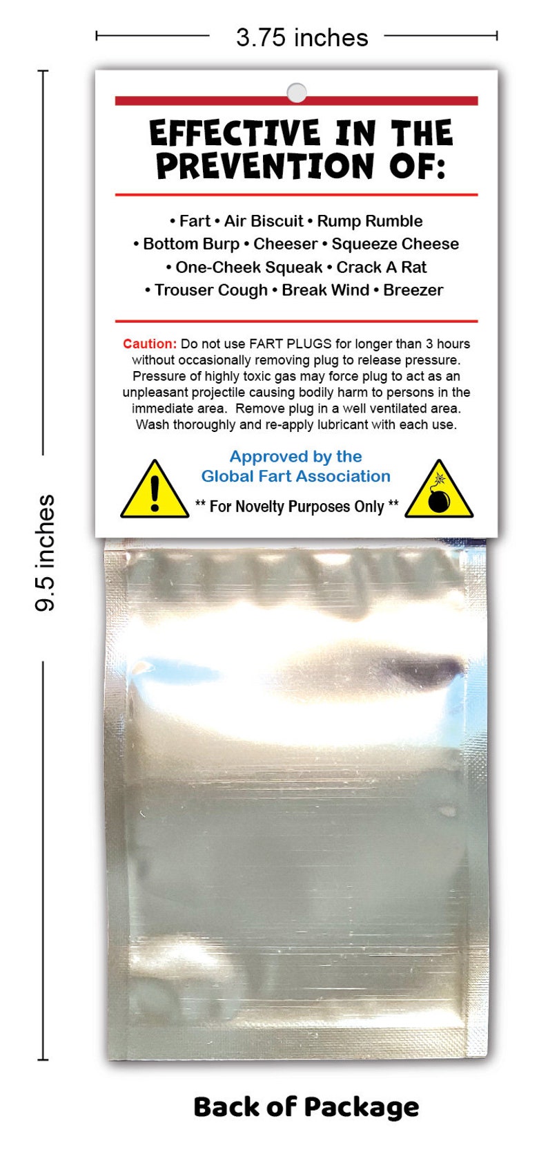 2 Pack REDNECK FART Plug Kit - Cork Stopper Toot - GAG Gift Present ...