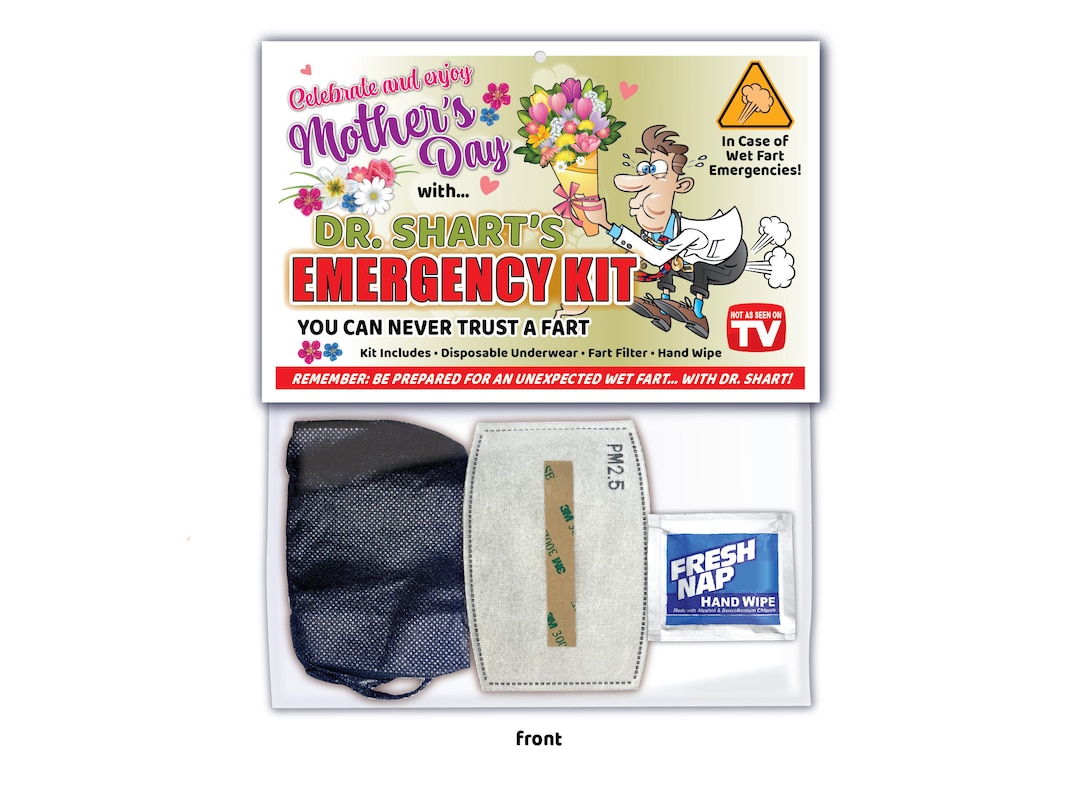 Happy Mother's Day Wet FART Shart Emergency Kit - GREAT Gift - Mom ...
