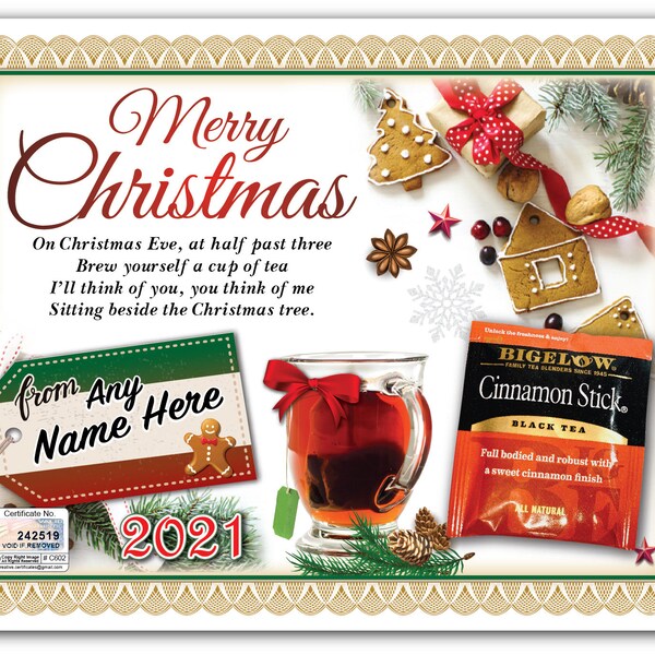 Christmas Tea Bags - Etsy