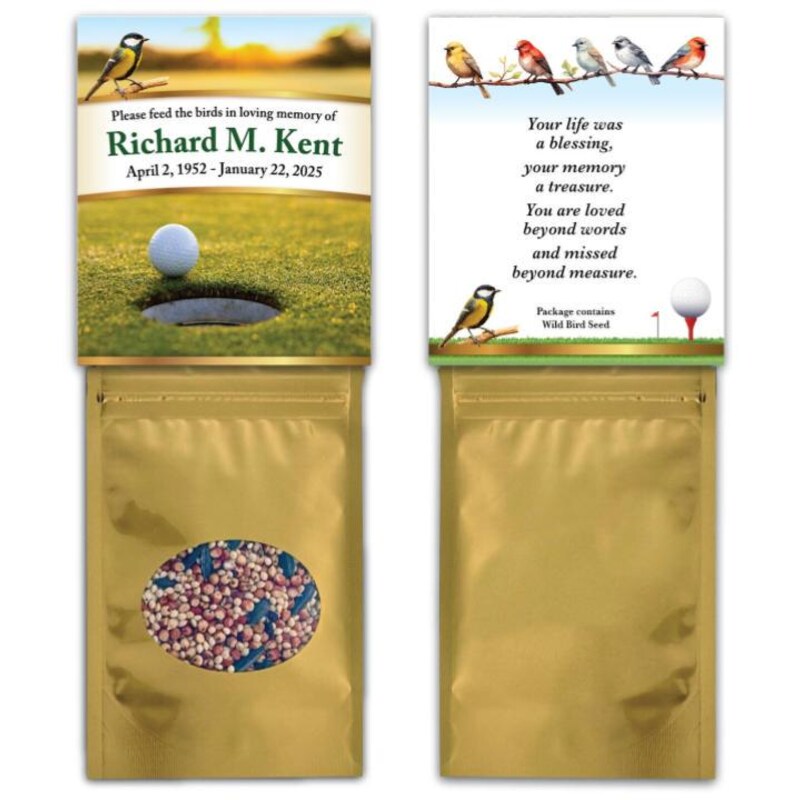 Bird Seed Memorial Packets - Etsy