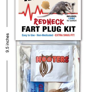 2 Pack REDNECK FART Plug Kit - Cork Stopper Toot - GAG Gift Present ...