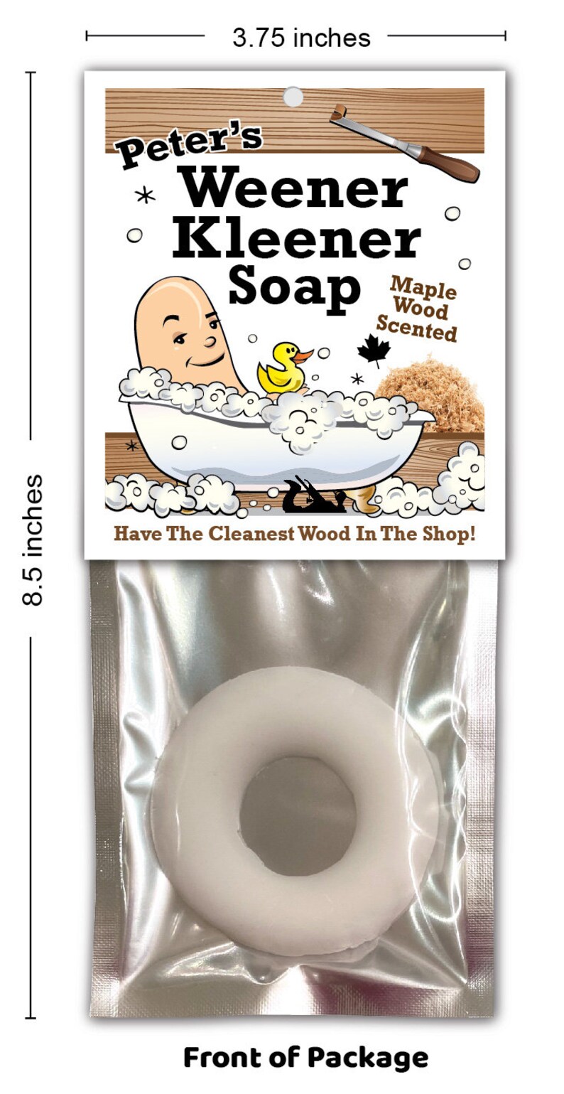 WOODSHOP Weener Kleener SOAP Willy Weiner Woodworker Joke - Etsy