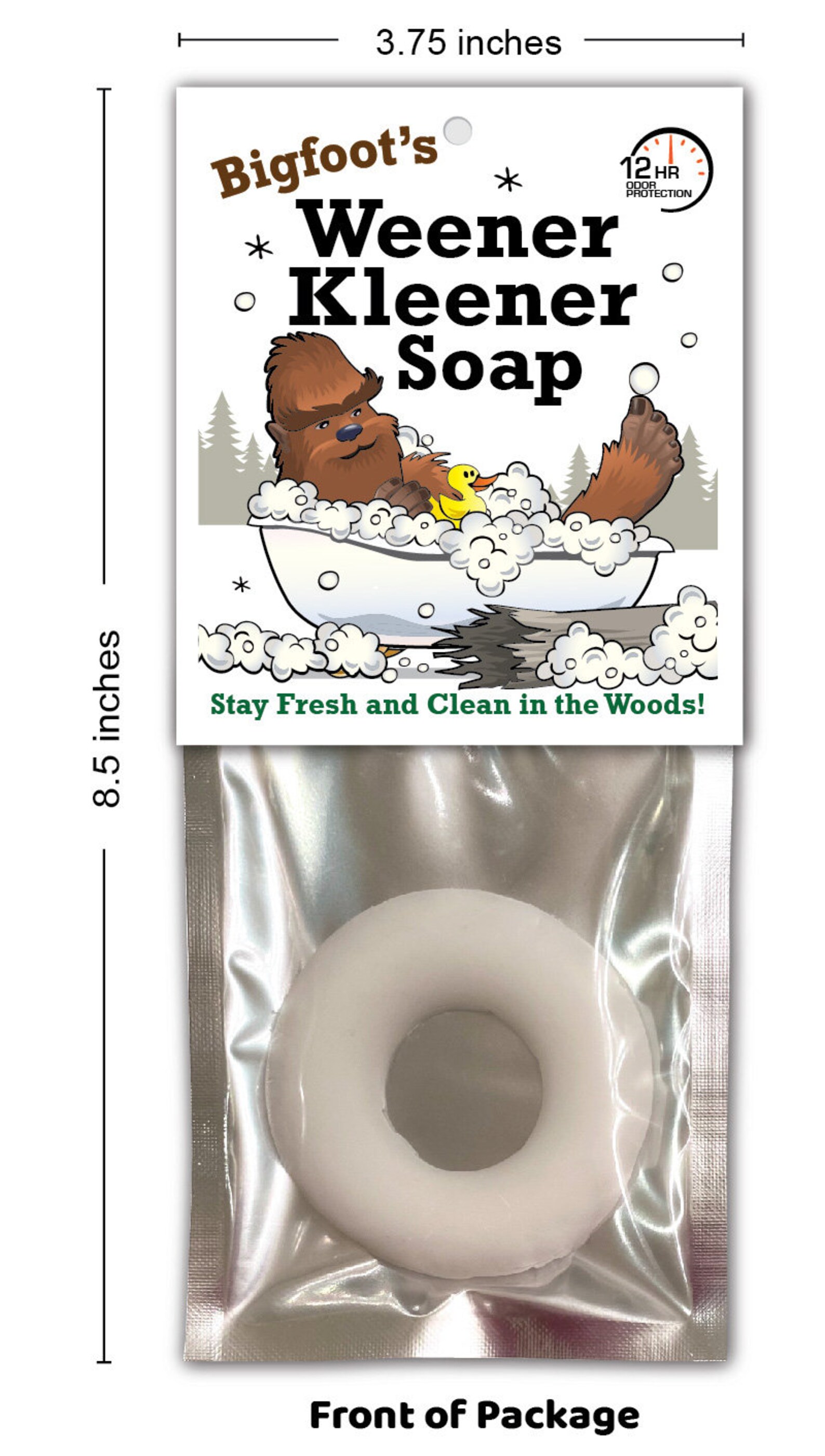 BIGFOOT Weener Kleener SOAP Willy Weiner Sasquash Joke GAG - Etsy