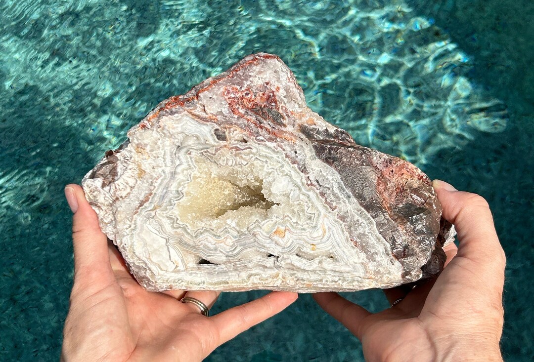 Rough Laguna Lace Agate - 7 Lbs 6 Oz (3358g) - Comes With a FREE ...