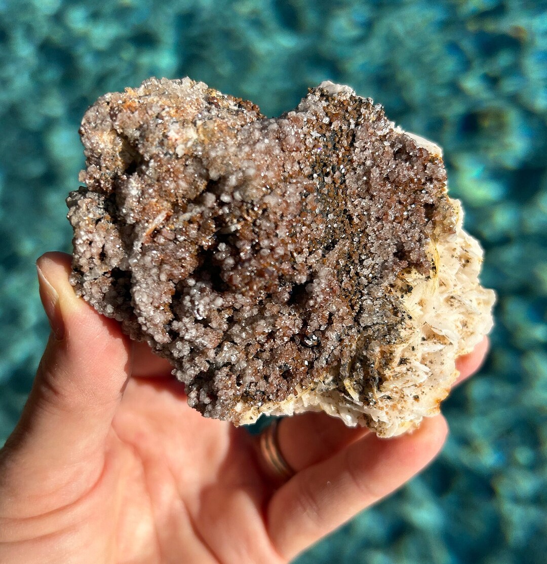 Cerussite (lead Carbonate) on Barite - 12 Oz (350g) - Comes With a FREE ...