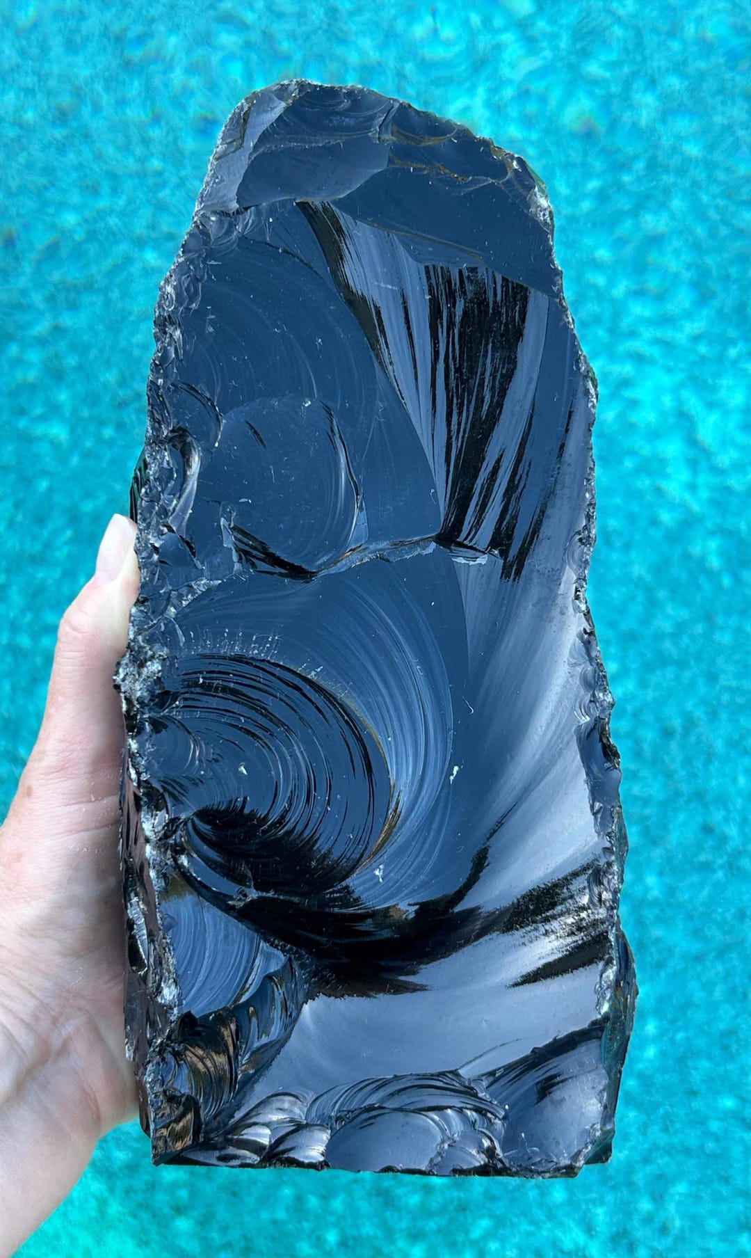 Black Obsidian - 8 Lb 3 Oz (3718g) - Obsidian - Rough Obsidian - Cut ...